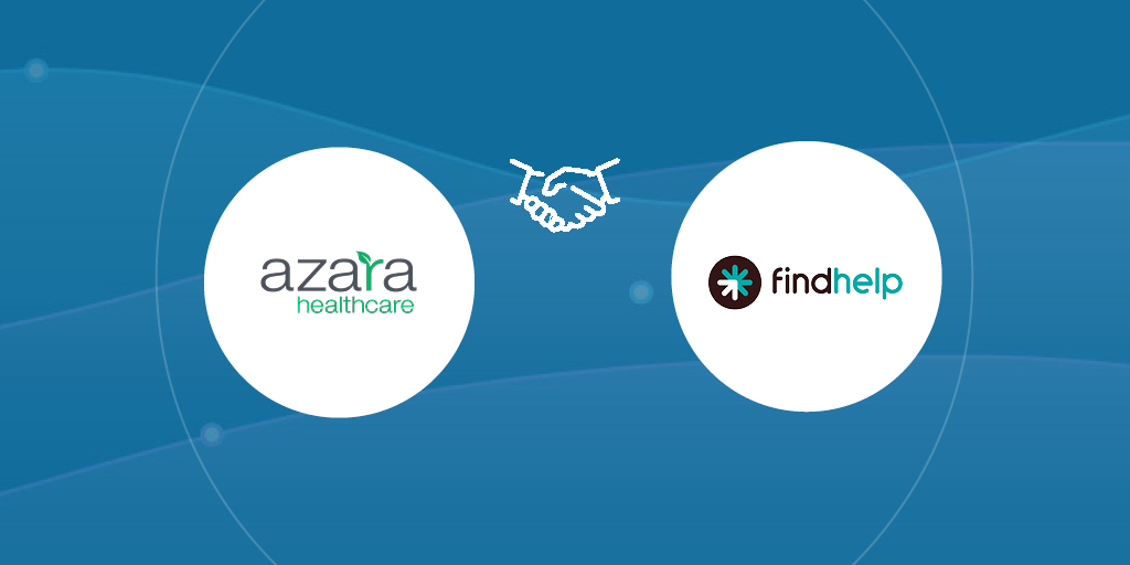Azara Healthcare and findhelp Integration Partnership